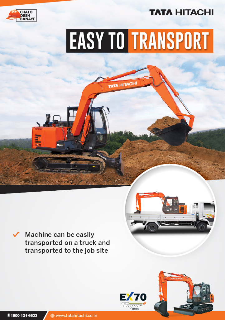 Hydraulic Excavators for Compact Use | Tata Hitachi