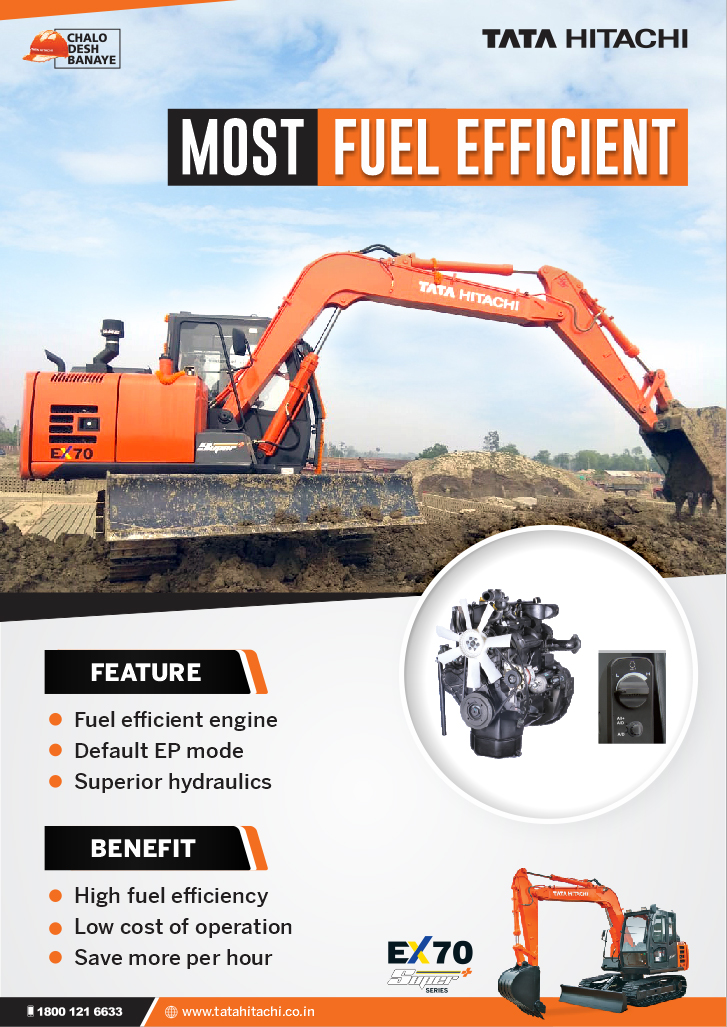 Hydraulic Excavators for Compact Use | Tata Hitachi