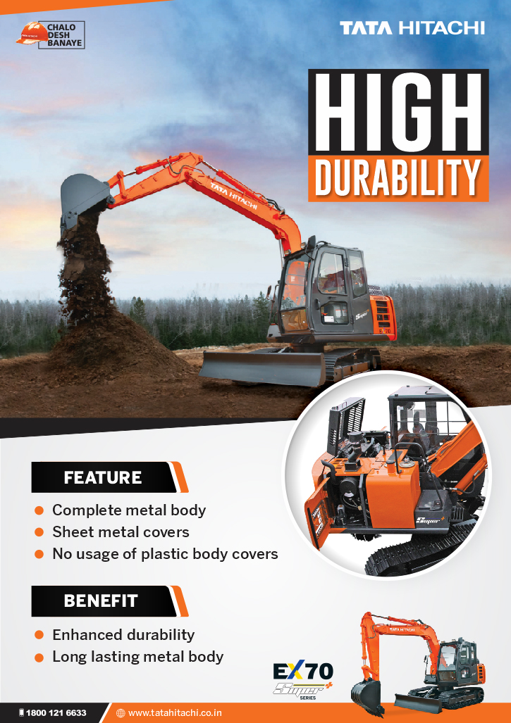 Hydraulic Excavators for Compact Use | Tata Hitachi