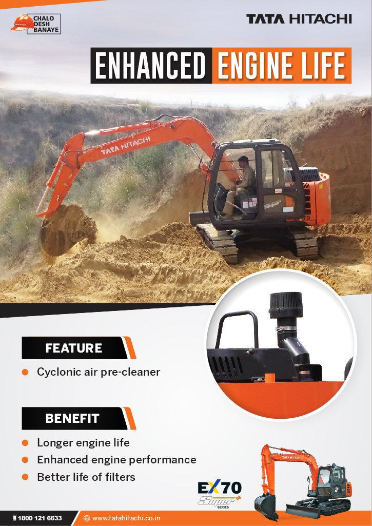 Hydraulic Excavators for Compact Use | Tata Hitachi
