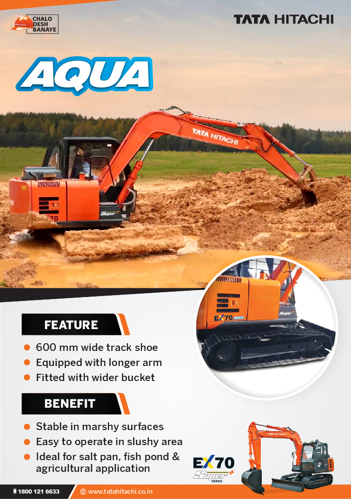 Hydraulic Excavators for Compact Use | Tata Hitachi