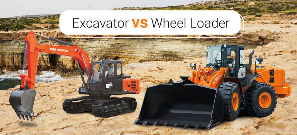 Wheel Loader Vs Excavator: Know the Differences & Suitability | Tata ...